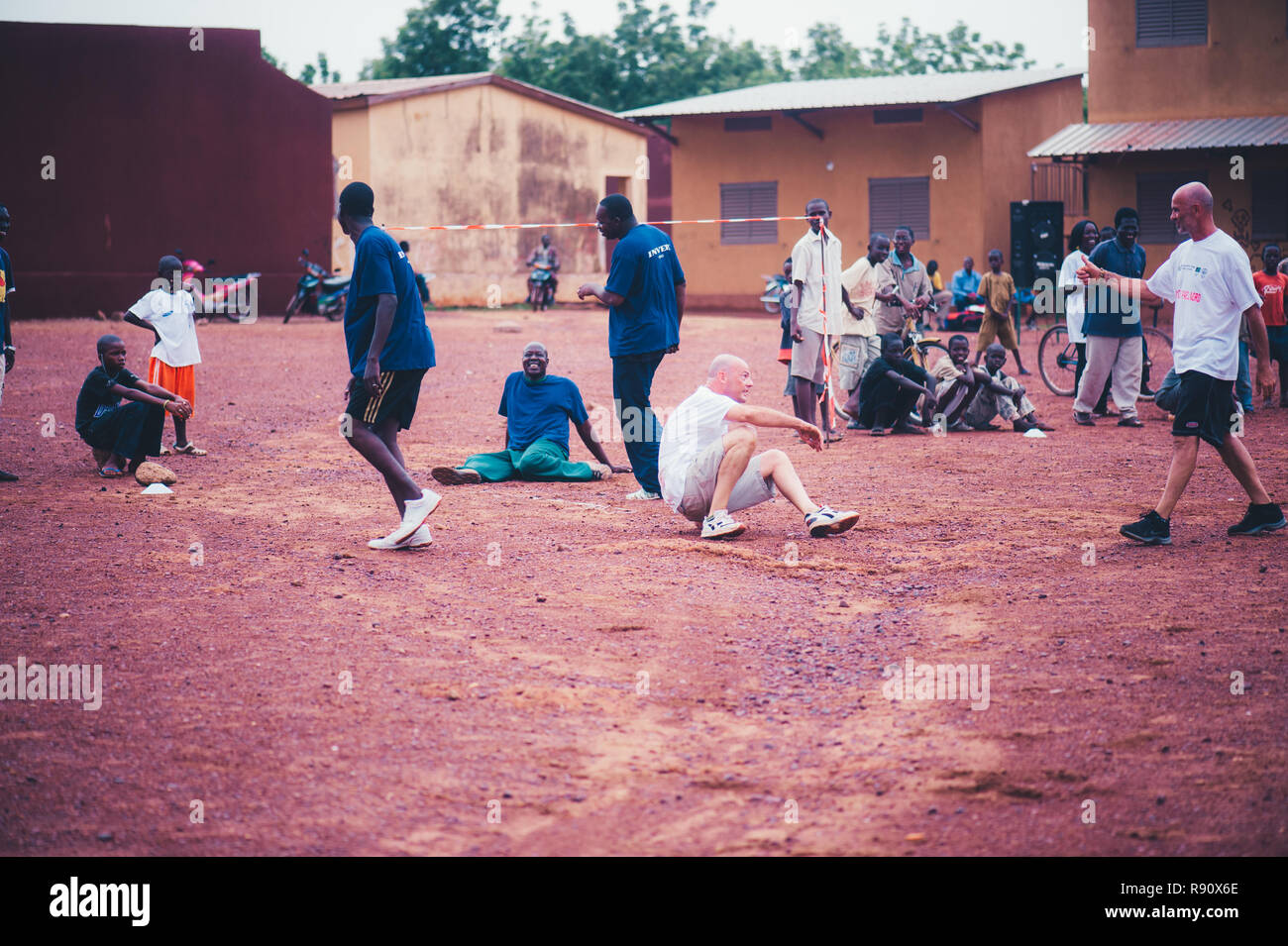 Multi ethnic kids playing soccer hi-res stock photography and images ...