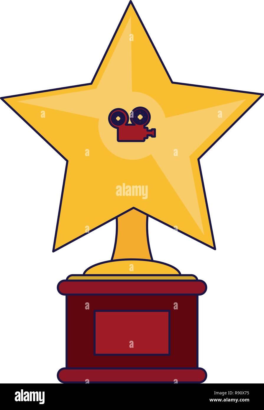 Cinema star award Stock Vector Image & Art - Alamy