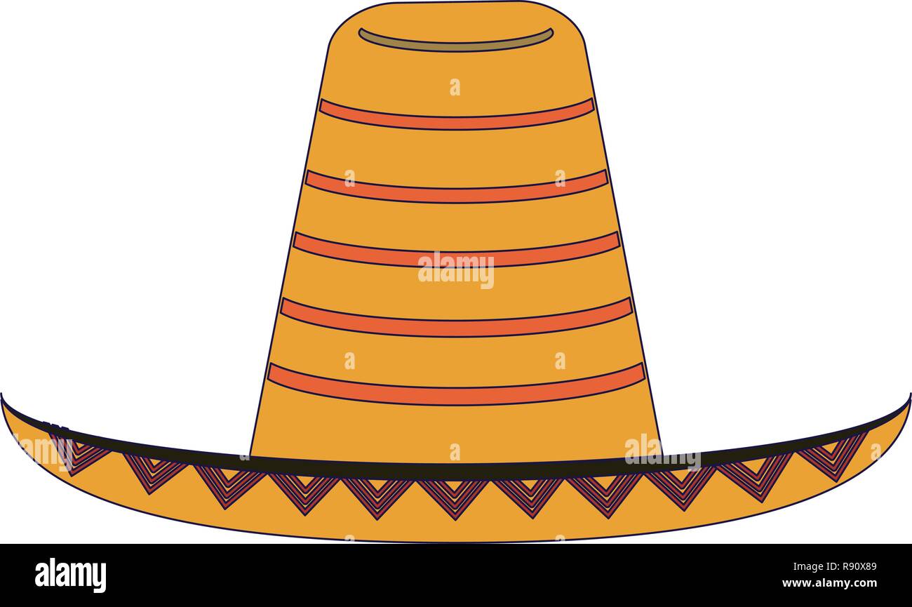 mexican hat symbol cartoon Stock Vector Image & Art - Alamy