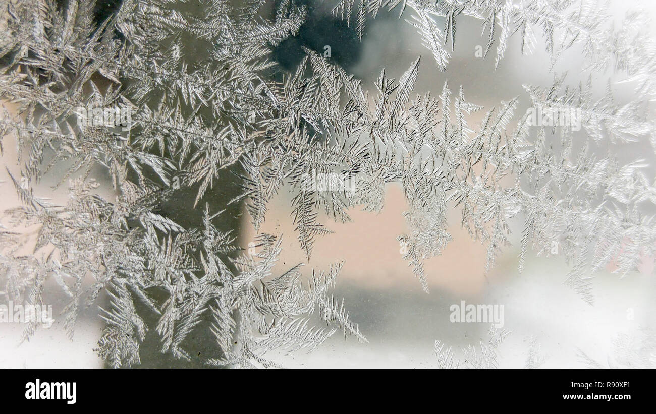 Texture of frost-banner Stock Photo - Alamy