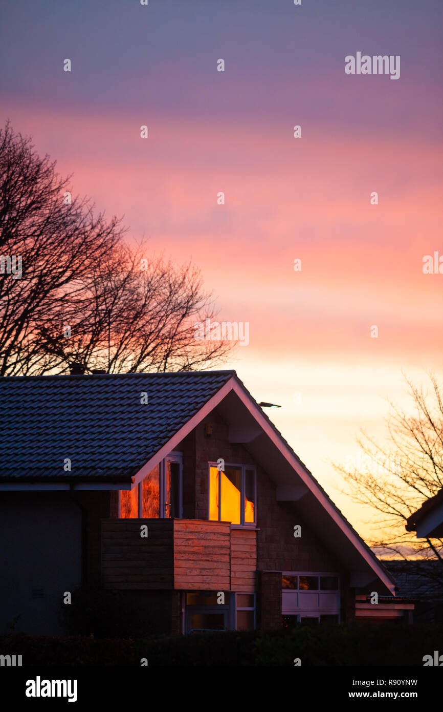 Warm light from houses hi-res stock photography and images - Alamy