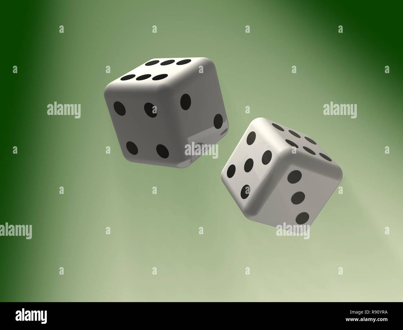 Falling bones of white color - 3d render Stock Photo - Alamy