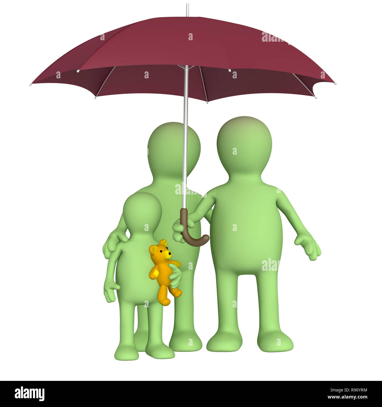 Happy family people carry Cut Out Stock Images & Pictures - Alamy