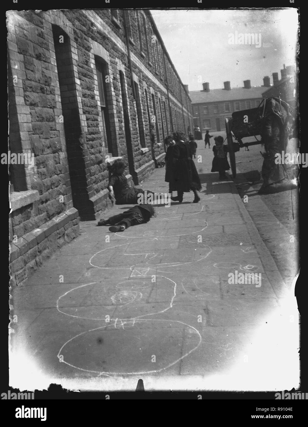 Helen Street, Cardiff, 1892. Creator: William Booth Stock Photo - Alamy