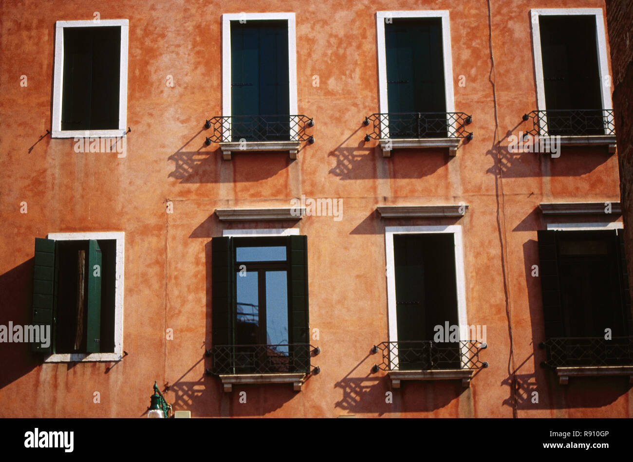 windows frame of old building, italy Stock Photo - Alamy