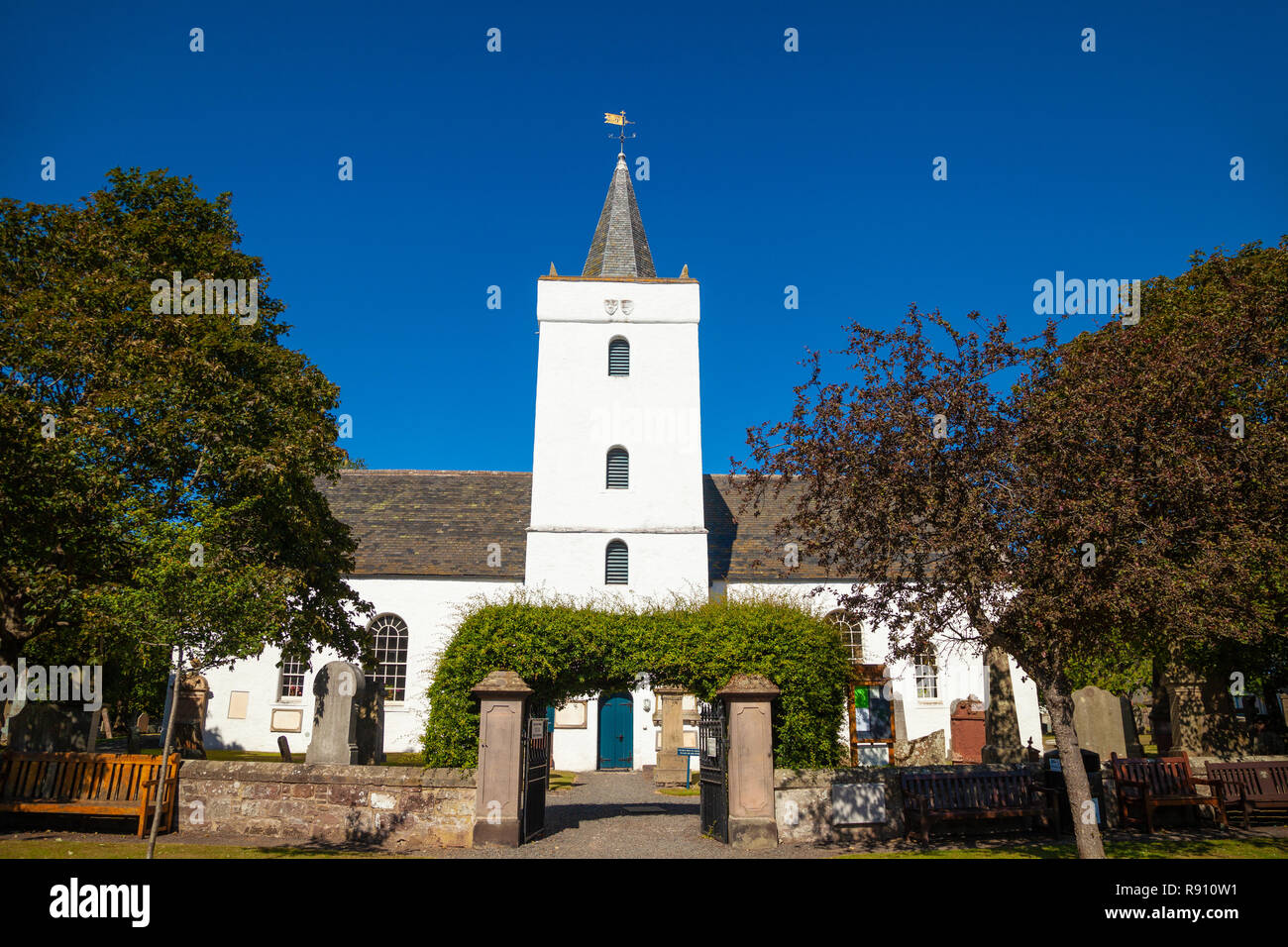 Yester Parish Church in Gifford, East Lothian, Scotland,UK Stock Photo ...