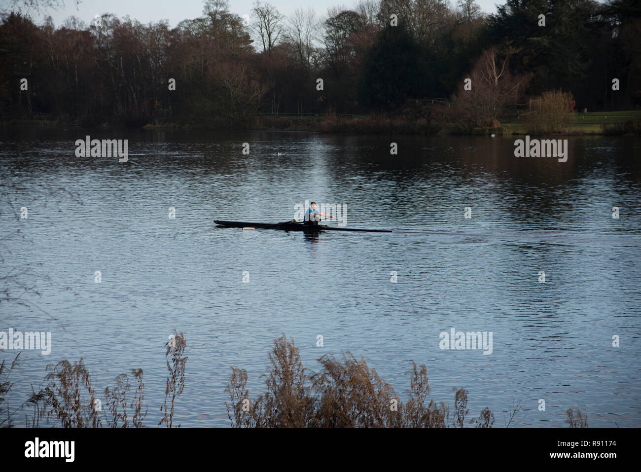 Single scull boat hi-res stock photography and images - Alamy