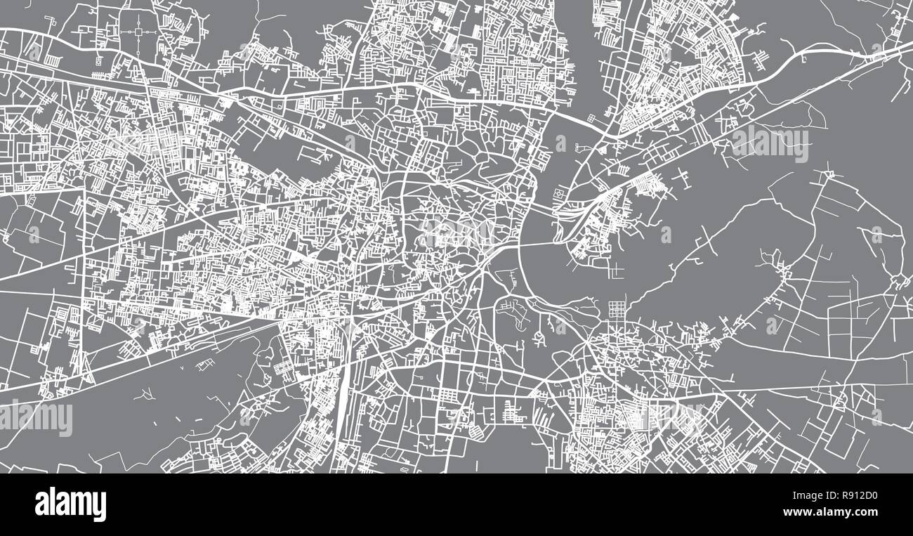 Urban vector city map of Agra, India Stock Vector Image & Art - Alamy