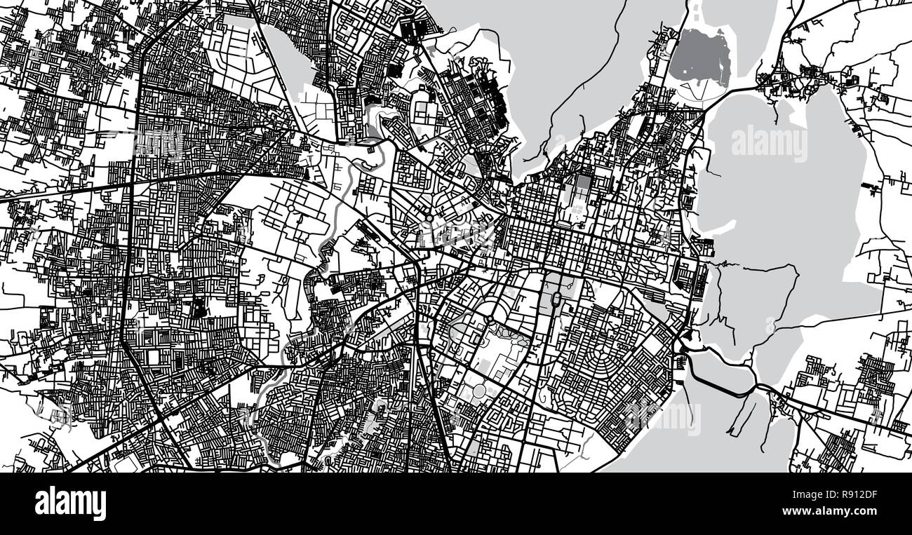 Urban vector city map of Jaipur, India Stock Vector Image & Art - Alamy