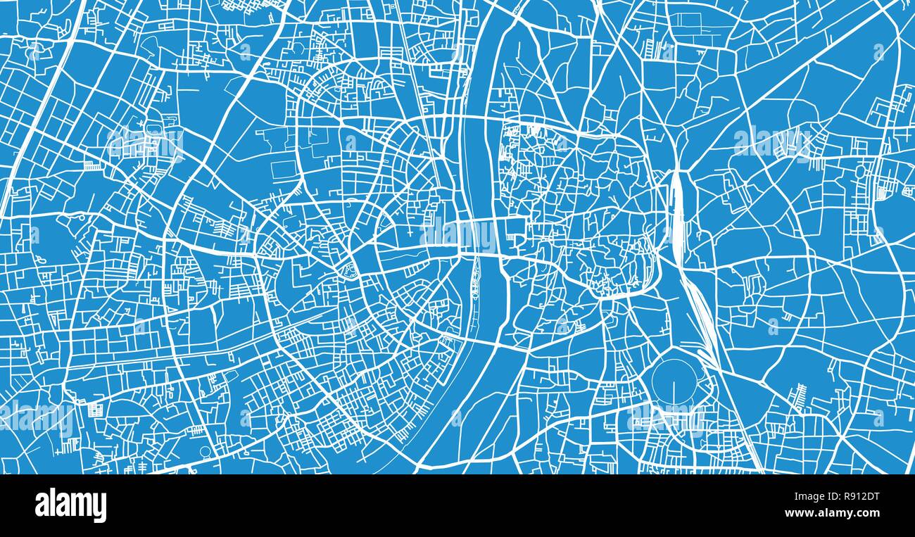 Urban vector city map of Ahmedabad, India Stock Vector Image & Art - Alamy