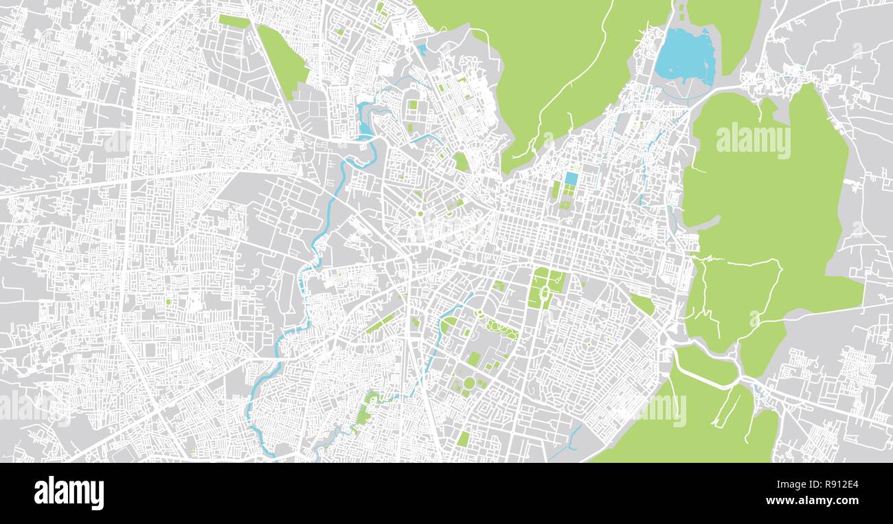 Urban vector city map of Jaipur, India Stock Vector Image & Art - Alamy