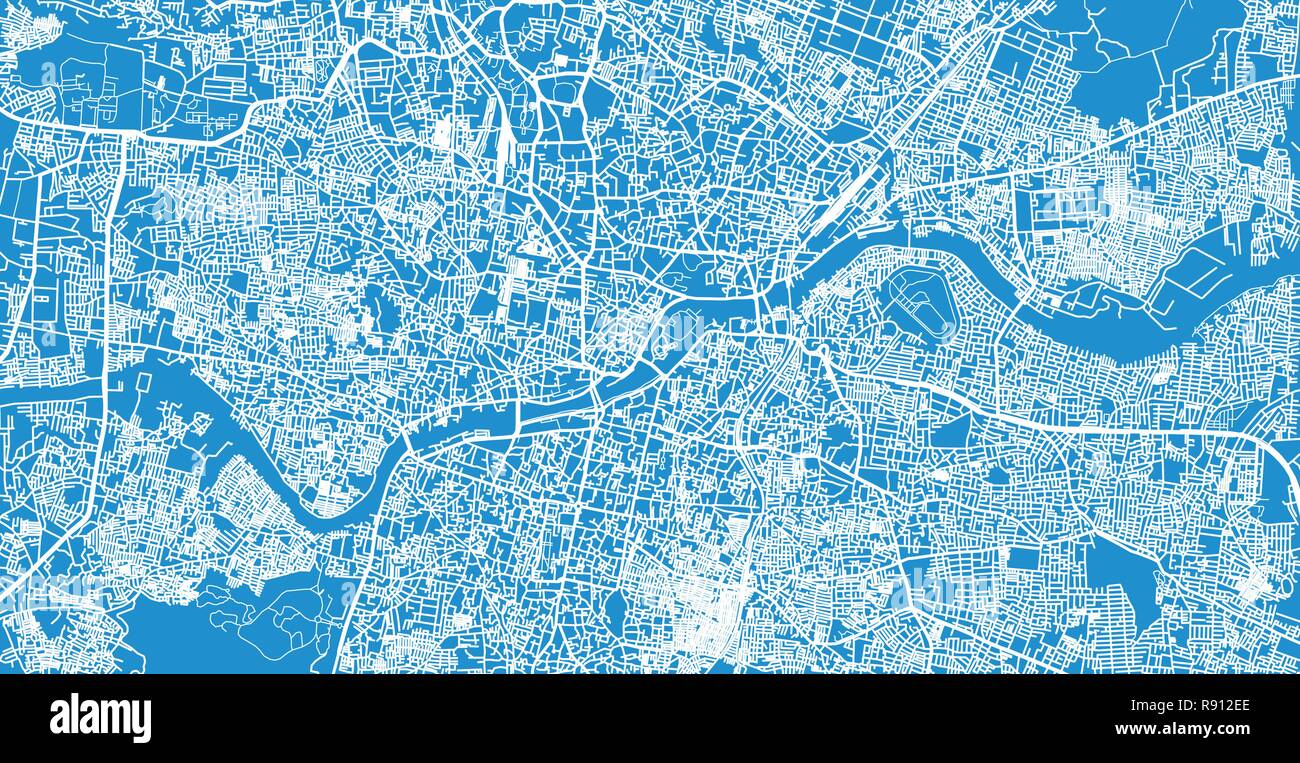 Urban vector city map of Hyderabad, India Stock Vector Image & Art - Alamy