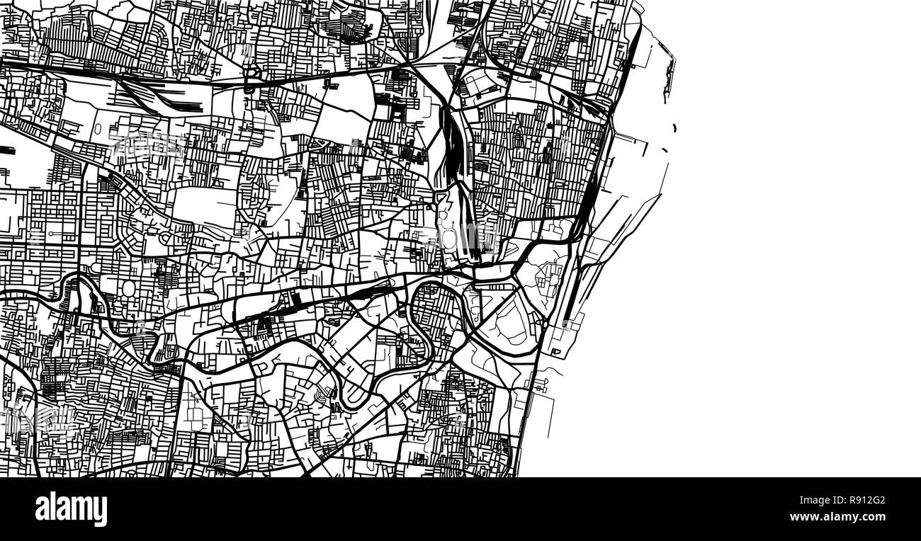 Urban vector city map of Chennai, India Stock Vector Image & Art - Alamy