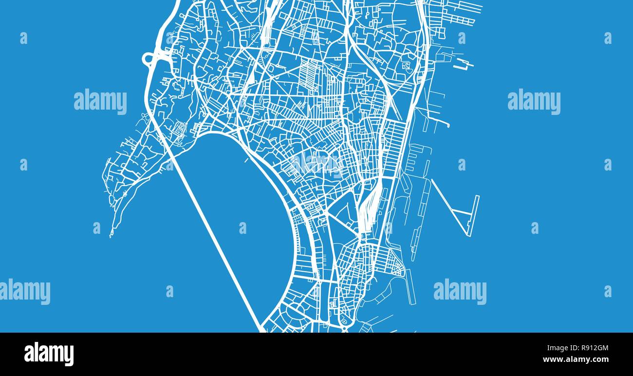 Urban vector city map of Mumbai, India Stock Vector Image & Art - Alamy