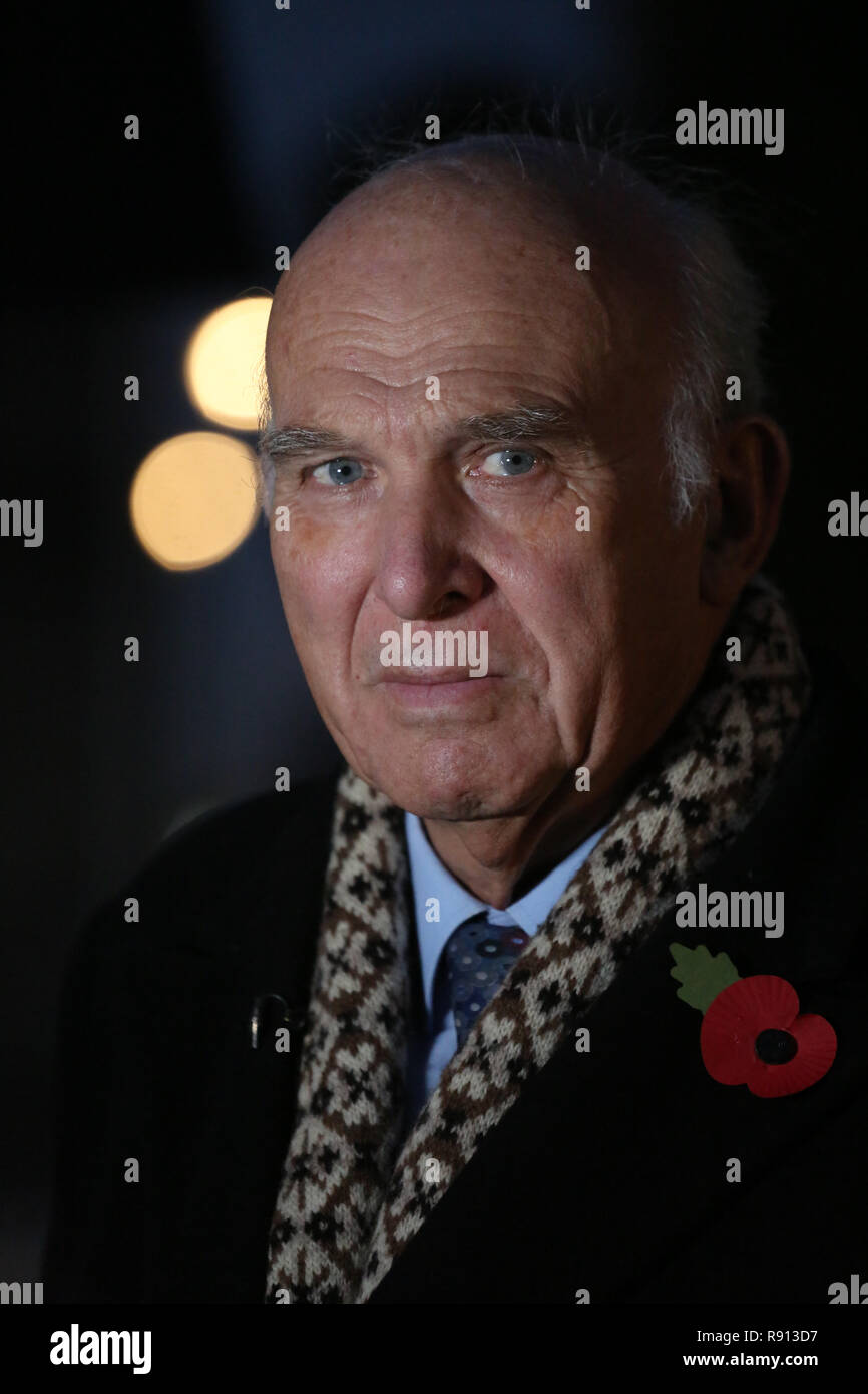 Vince Cable on College Green Stock Photo - Alamy