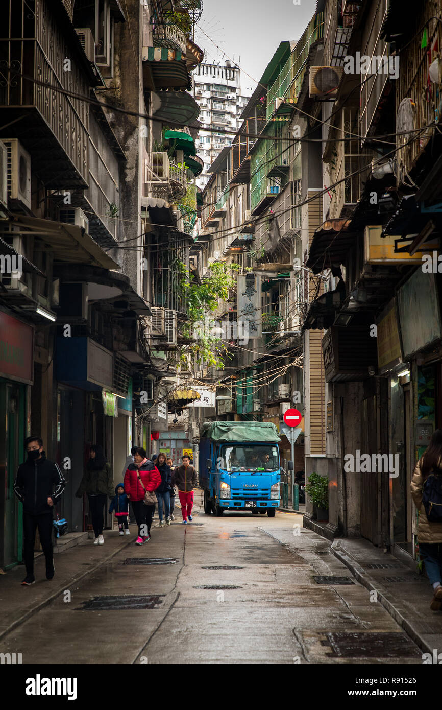 Macao street hi-res stock photography and images - Alamy