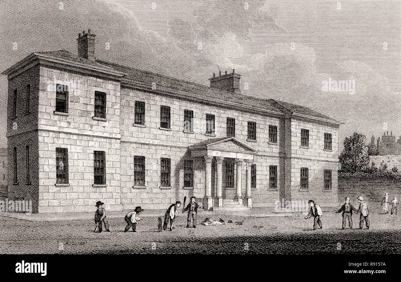 High School, Edinburgh, Scotland, 19th century, Views in Edinburgh by J ...