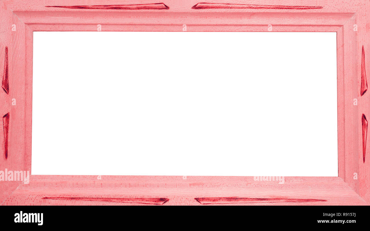 Red wooden frame hi-res stock photography and images - Alamy