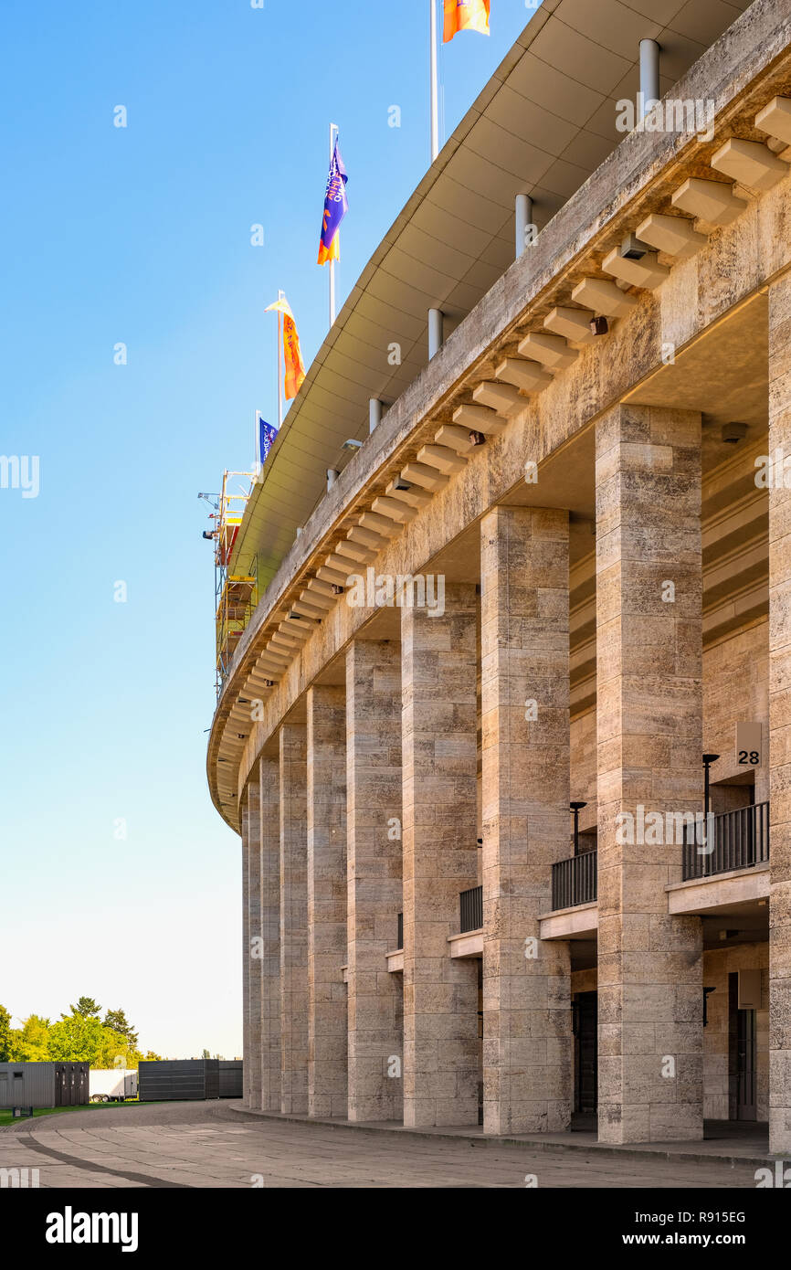 Berlin, Berlin state / Germany - 2018/07/31: Exterior of the historic ...