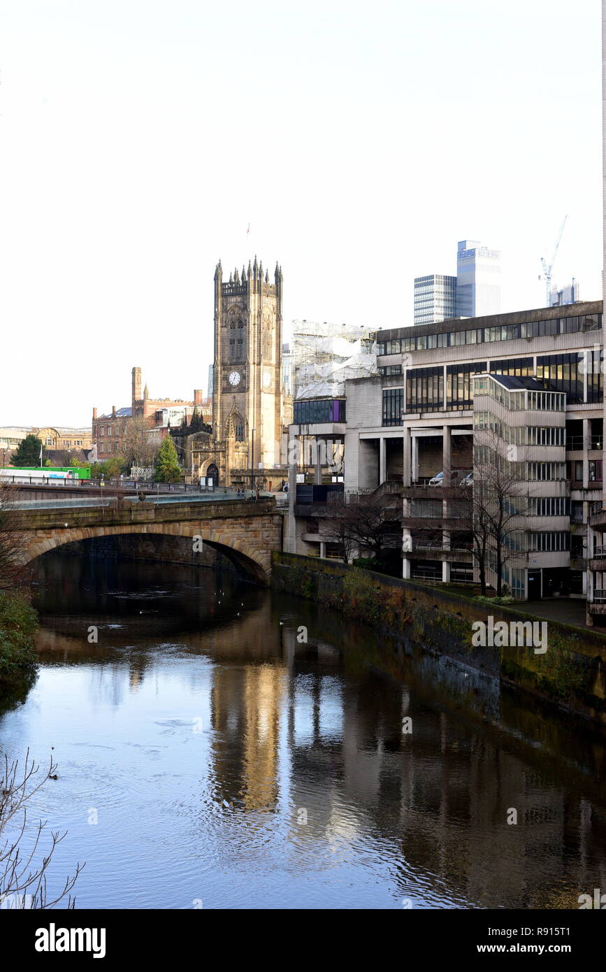 River irwell from blackfriars bridge hi-res stock photography and ...