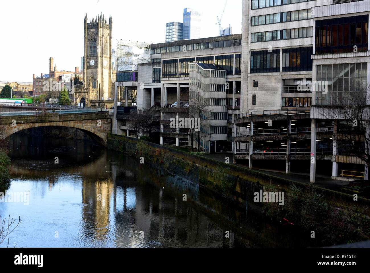 River irwell from blackfriars bridge hi-res stock photography and ...