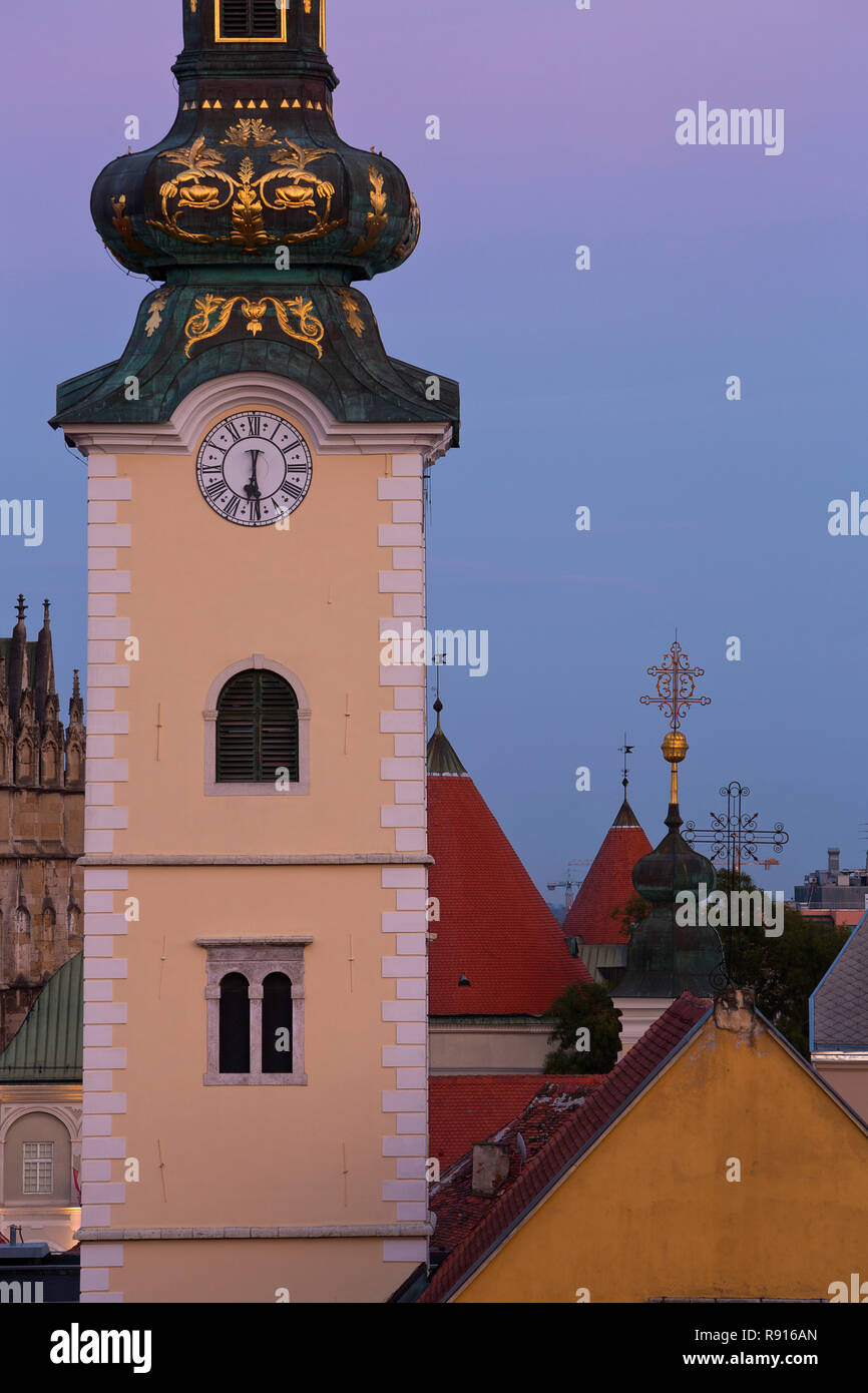 Zagreb clock tower hi-res stock photography and images - Alamy