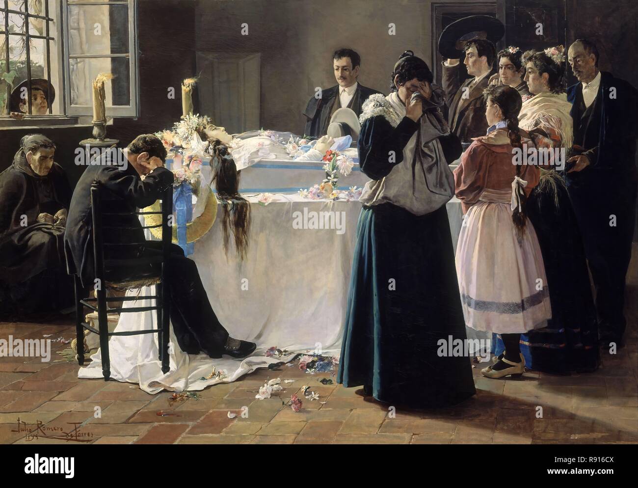 Grief crying 19th century hi-res stock photography and images - Alamy