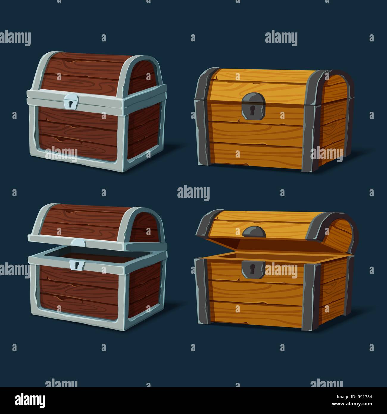 Pirate chest hi-res stock photography and images - Alamy