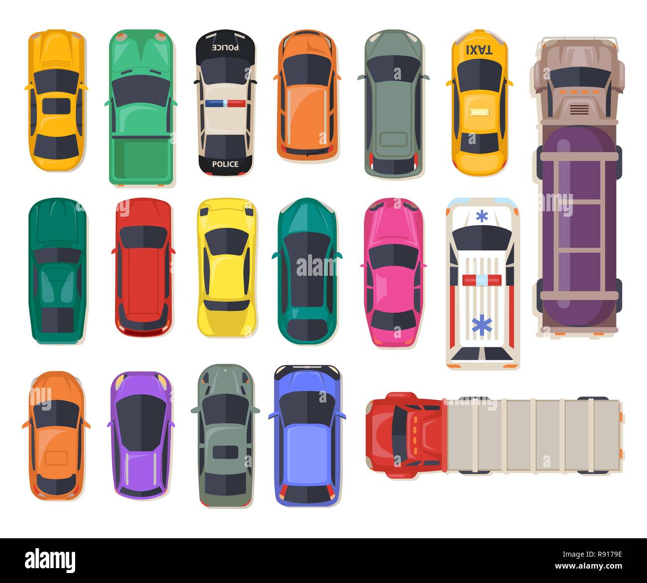 Side view car on road Stock Vector Images - Alamy