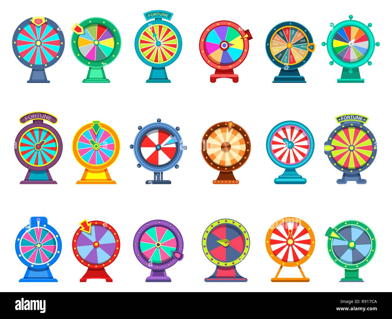 Wheel of fortune game Stock Vector Images - Alamy