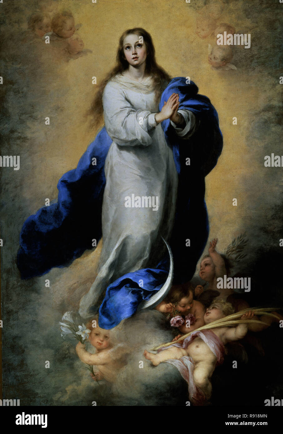 'The Immaculate Conception of El Escorial', 1660-1665, Oil on canvas ...