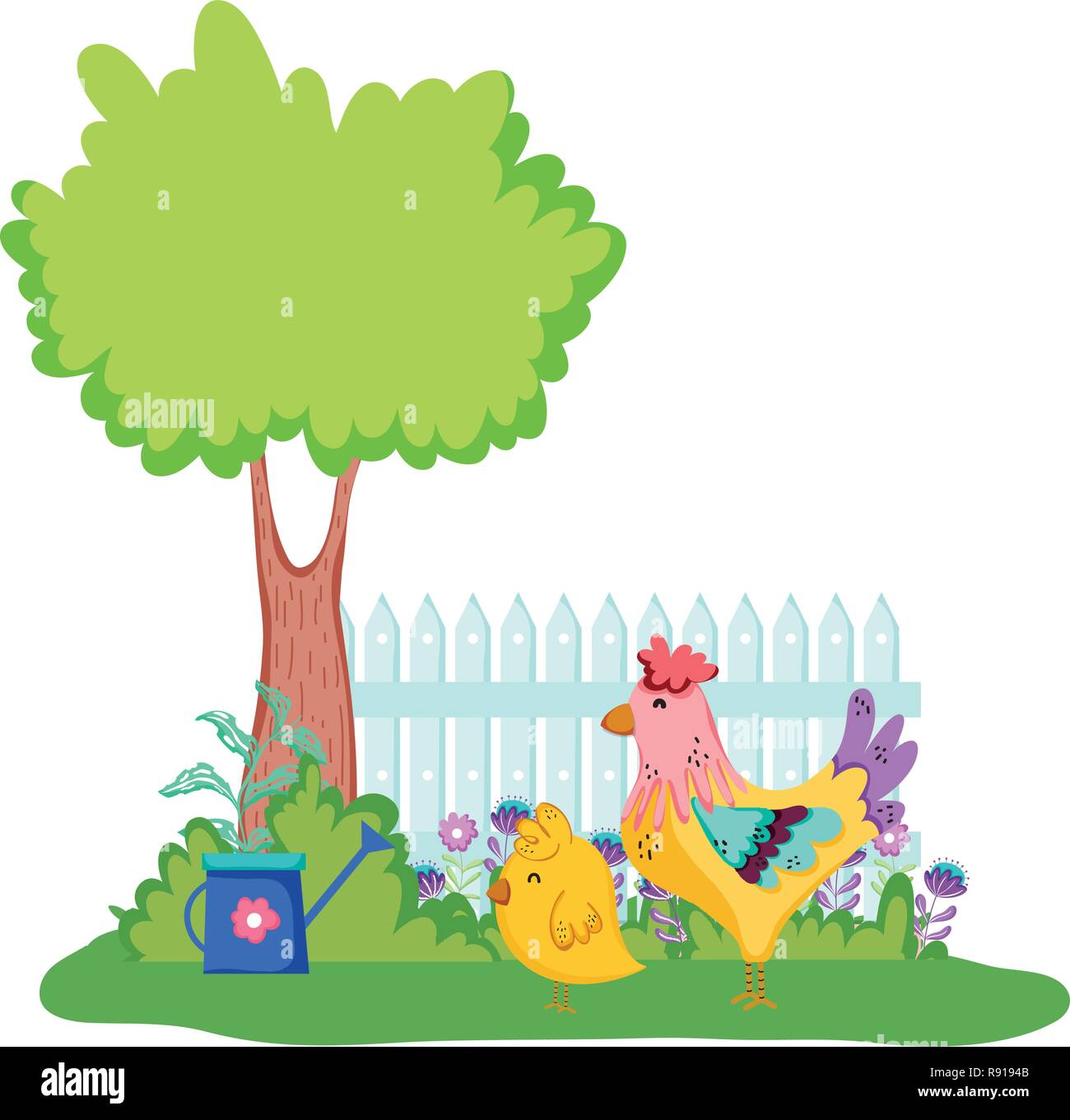 Chicken family tree Stock Vector Images - Alamy