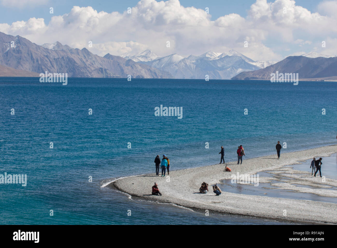 Pangong tso, Pangong lake, ladakh (India Stock Photo - Alamy