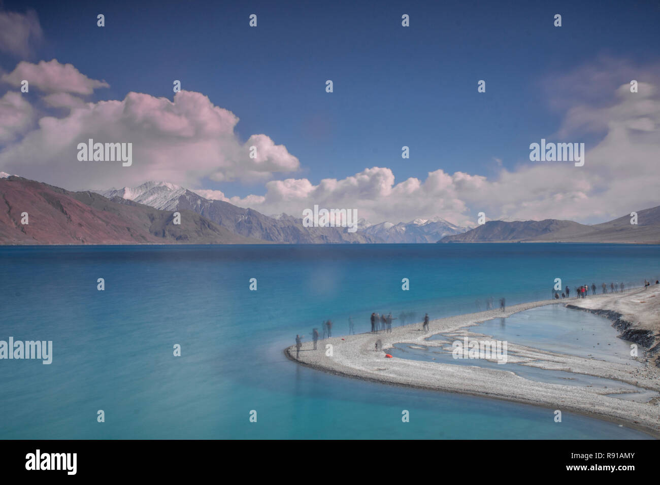 Pangong tso, Pangong lake, ladakh (India Stock Photo - Alamy