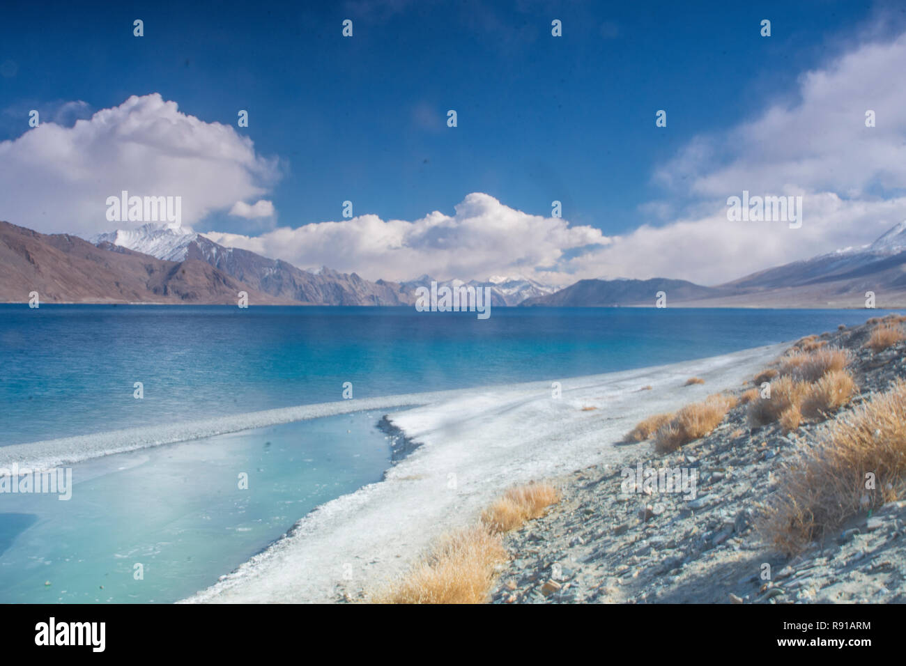Pangong tso, Pangong lake, ladakh (India Stock Photo - Alamy