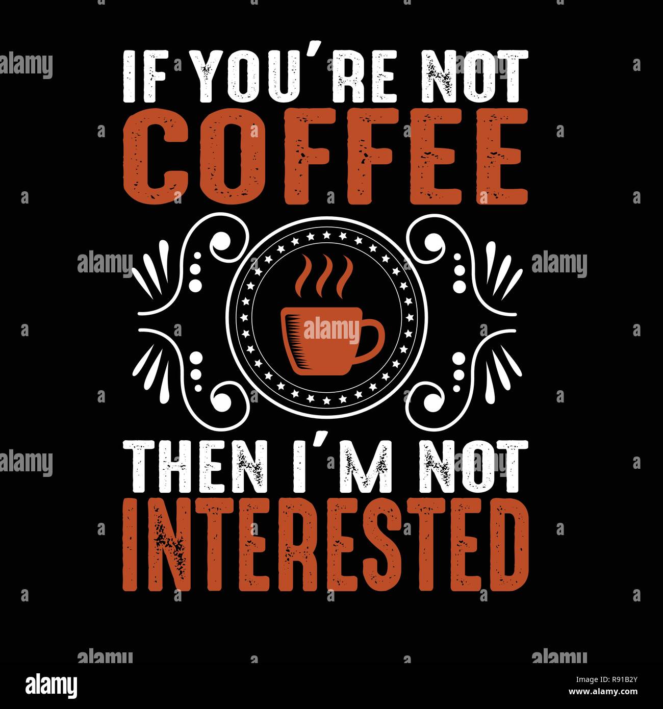 Not my cup of tea vector Stock Vector Images - Alamy