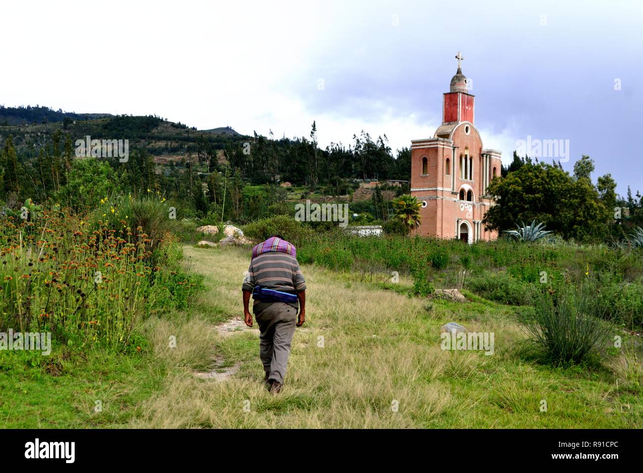 Cathedral - Old Yungay where an earthquake and landslide buried 25,000 ...
