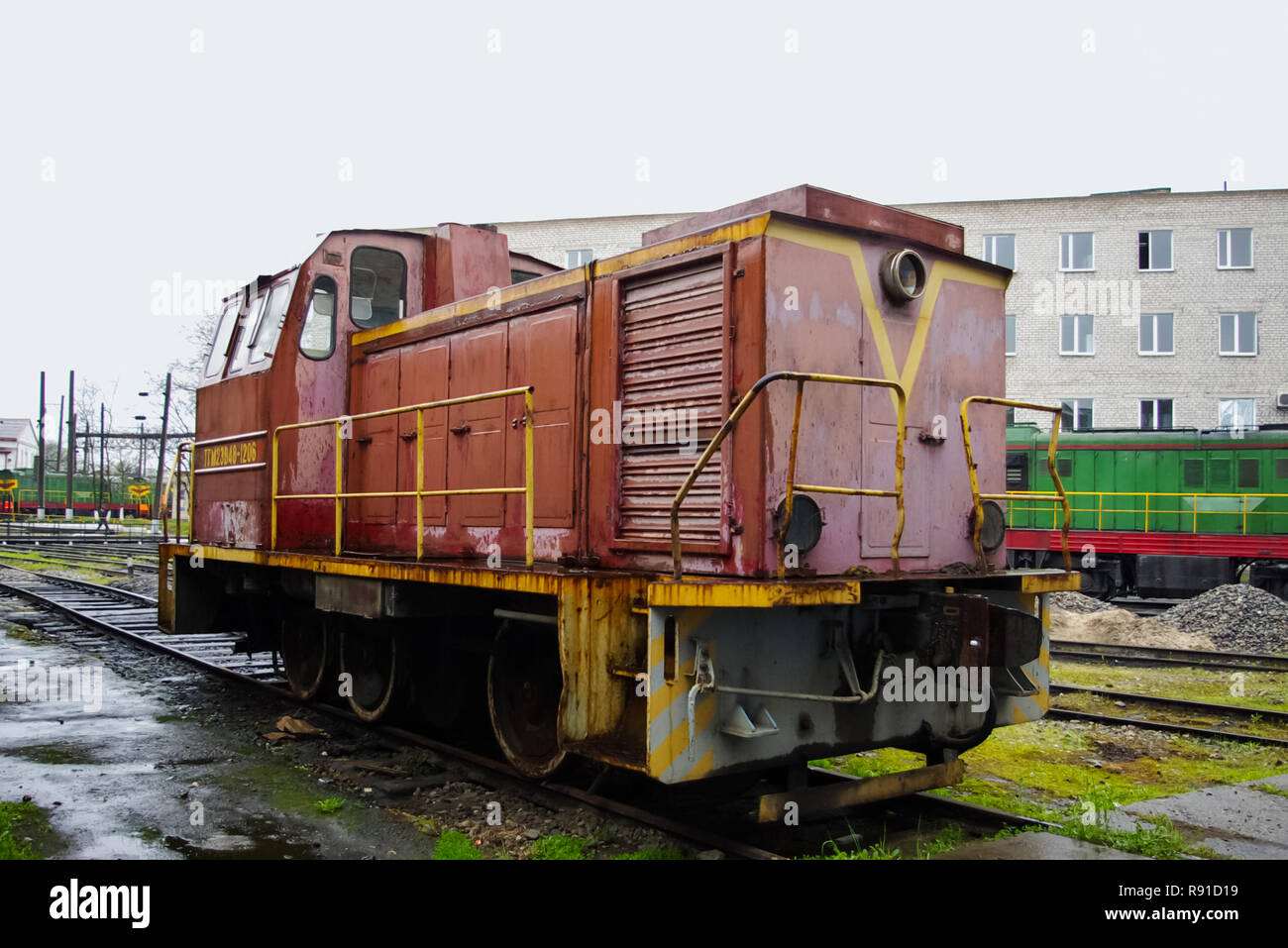 Traction motor of electric locomotive hi-res stock photography and ...