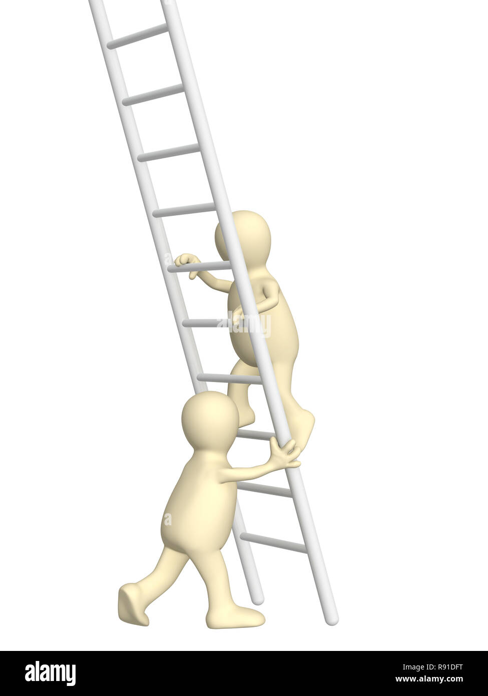 Conceptual image - interaction of partners Stock Photo - Alamy