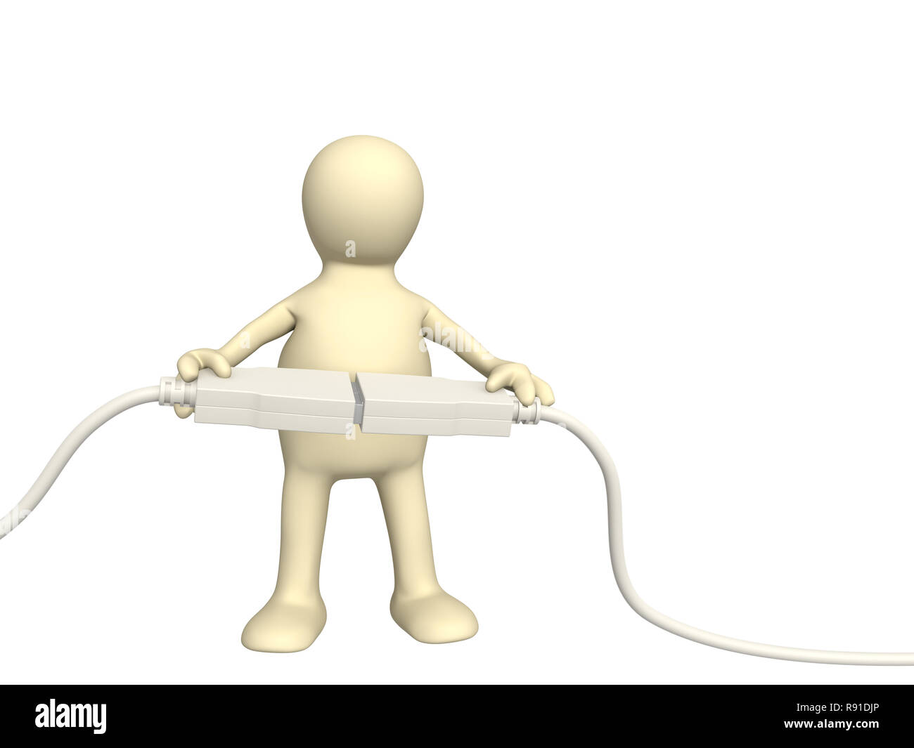 Conceptual 3d image - communication adjustment Stock Photo - Alamy