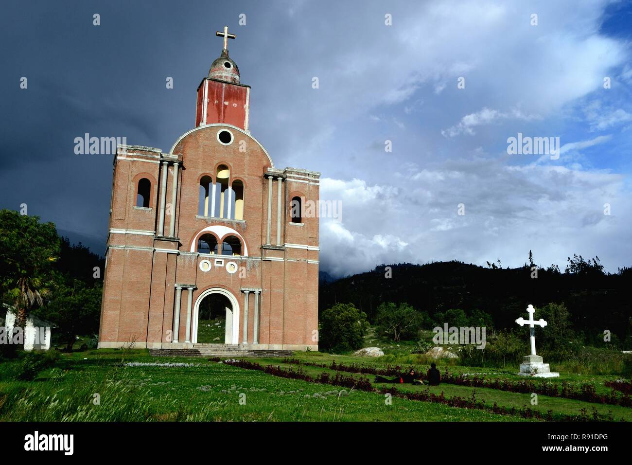 Cathedral - Old Yungay where an earthquake and landslide buried 25,000 ...