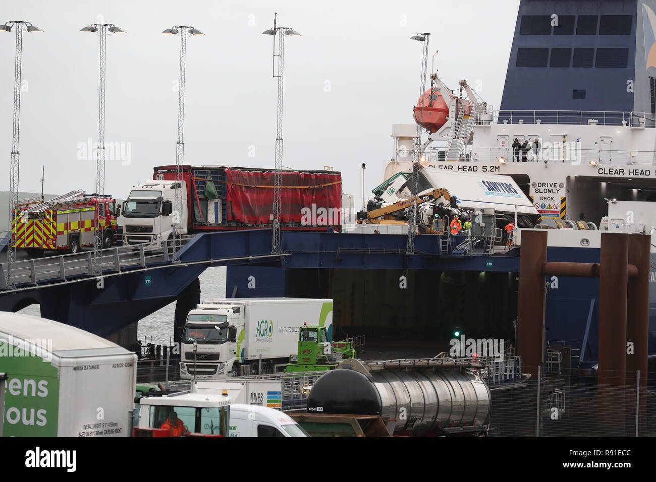 Larne ferry terminal hi-res stock photography and images - Alamy