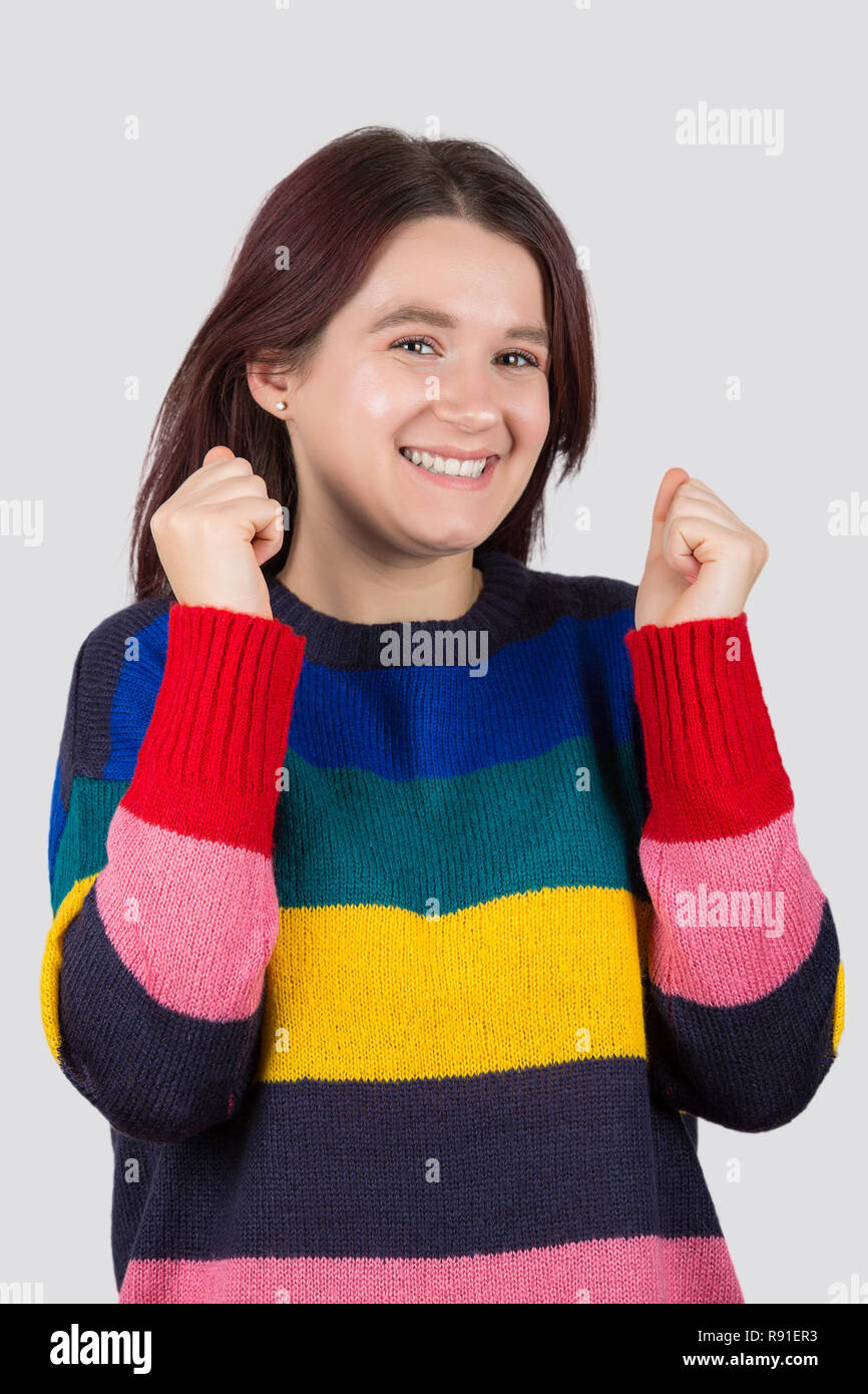 Excite excited joy joyful hi-res stock photography and images - Alamy