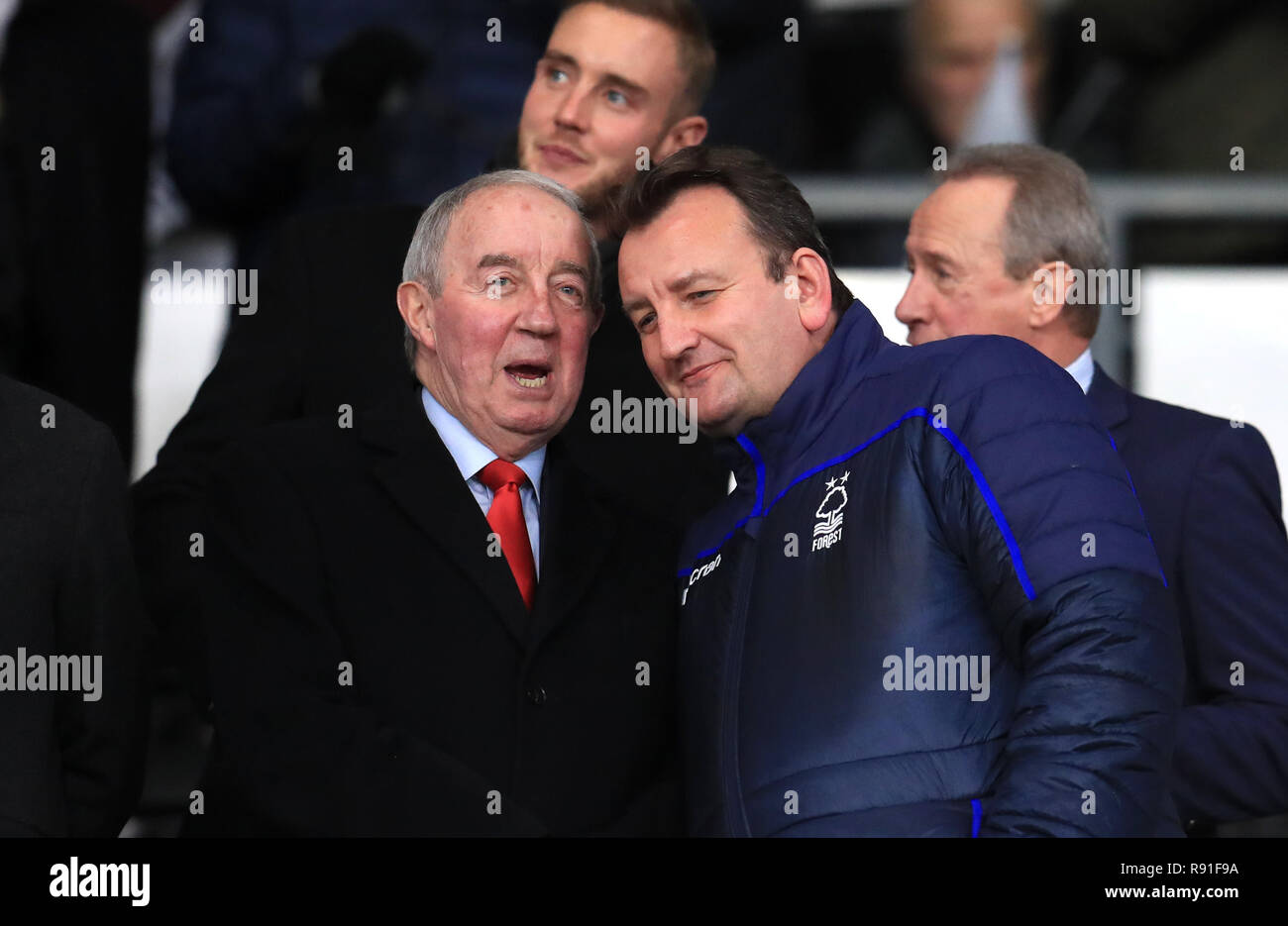 Nottingham Forest's chairman Nicholas Randall (right Stock Photo - Alamy