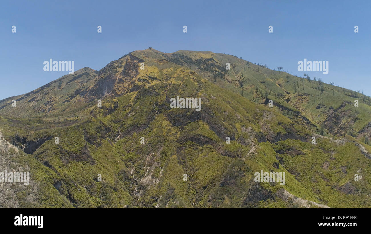 mountain landscape slopes mountains covered with green tropical forest ...