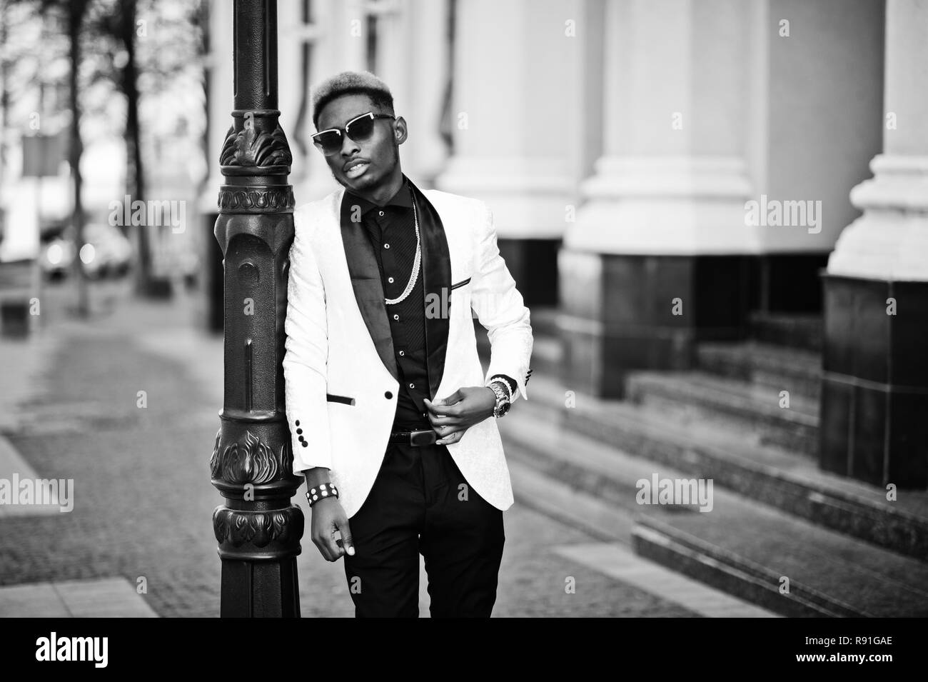 Cool guy in glasses Black and White Stock Photos & Images - Alamy