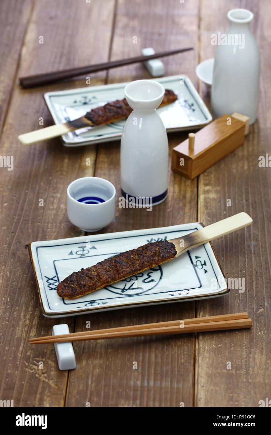 soba miso, burnt miso(soybean paste) with roasted buckwheat seeds ...