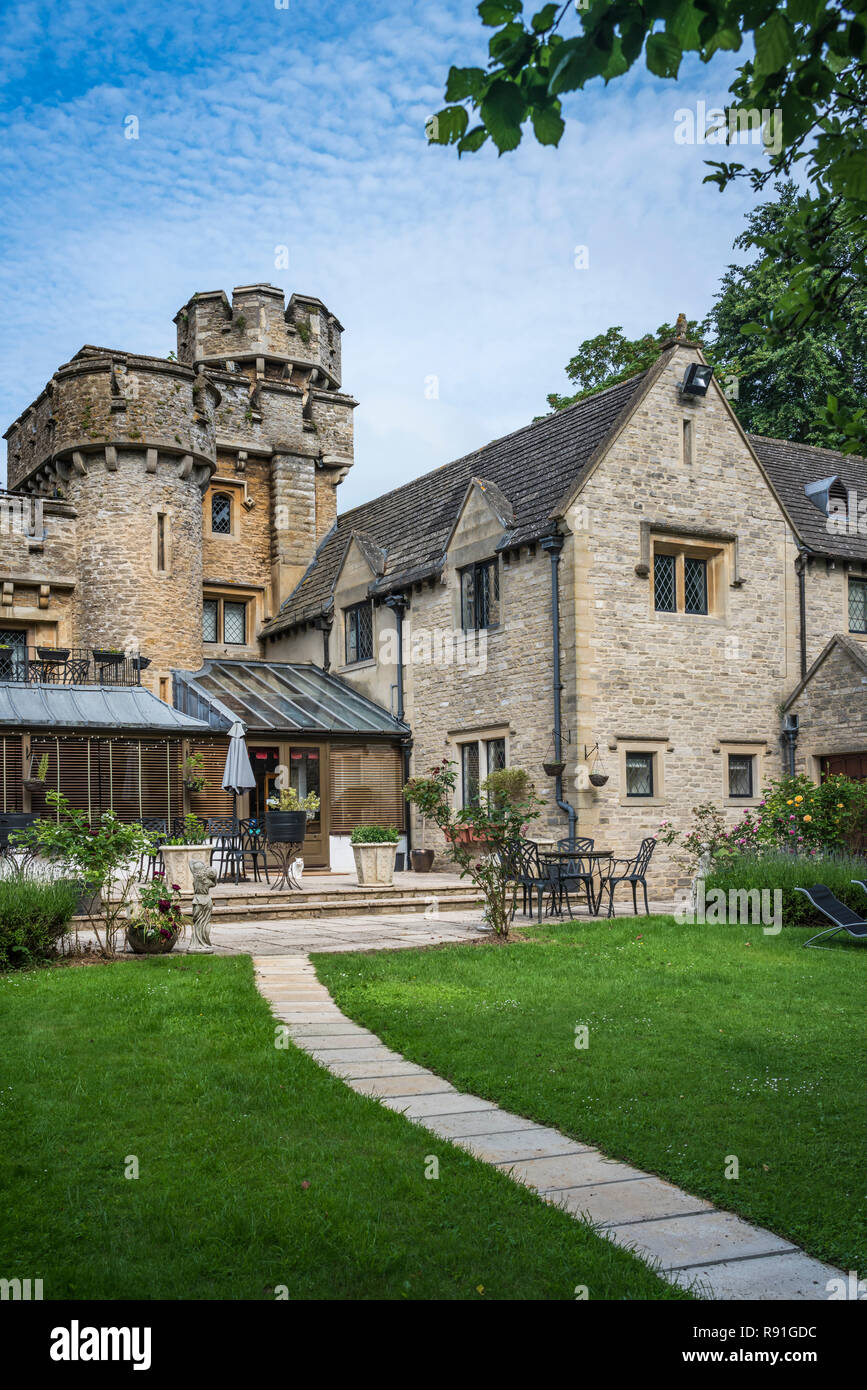The Bath Lodge Castle near Bath, England, Europe Stock Photo - Alamy
