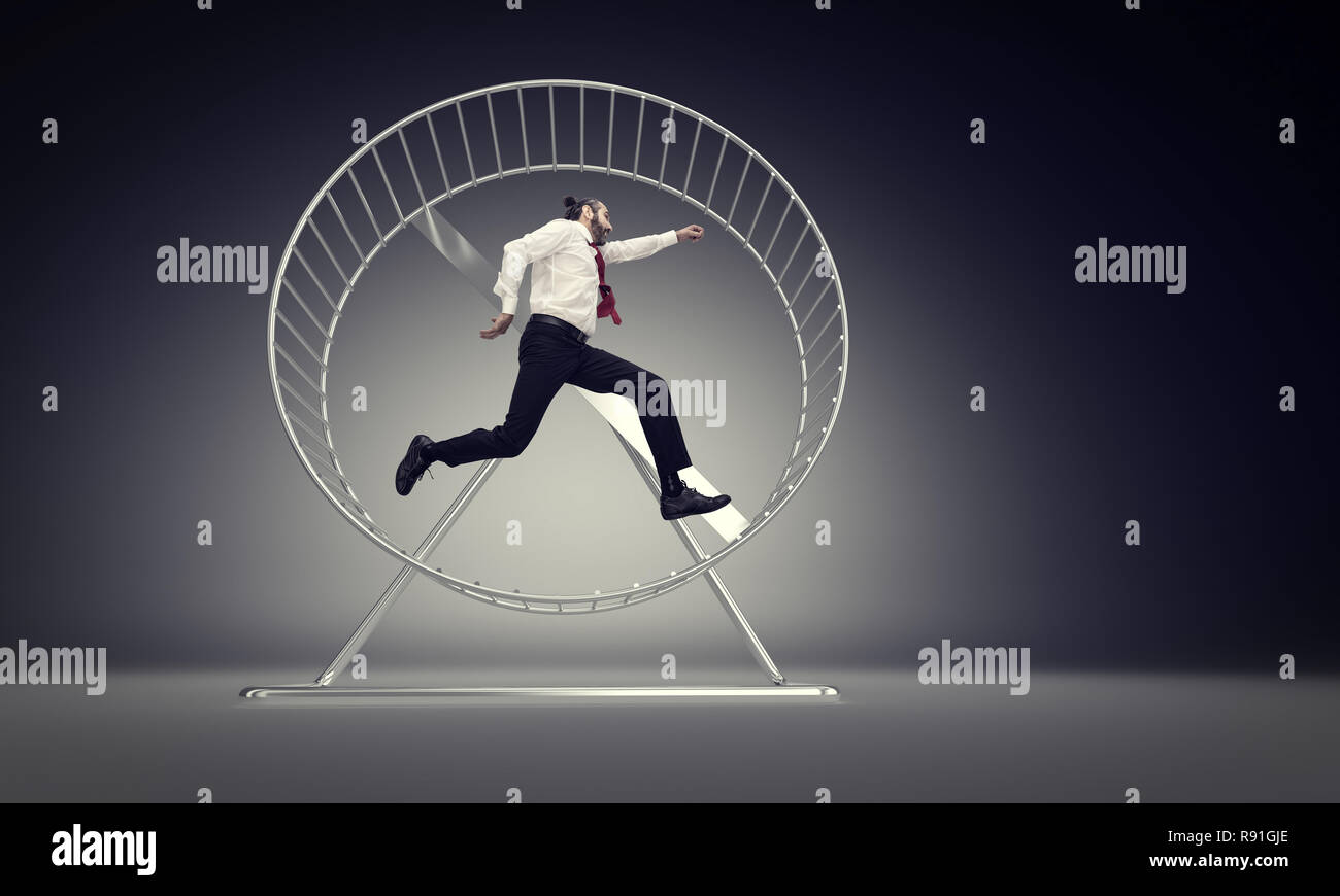 Hamster wheel work hi-res stock photography and images - Alamy