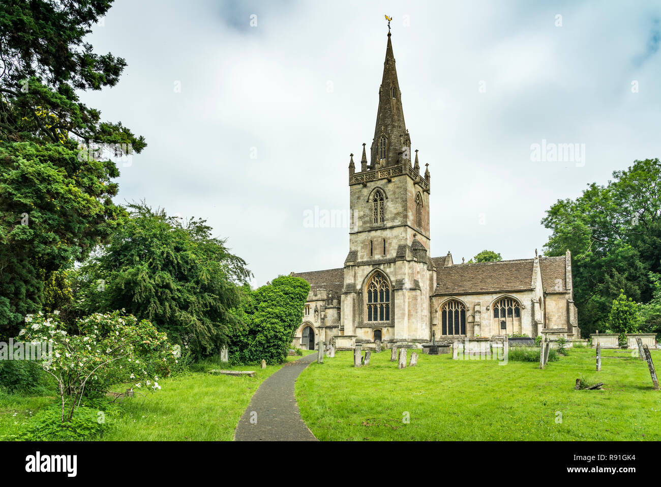 St bartholomew church corsham hi-res stock photography and images - Alamy